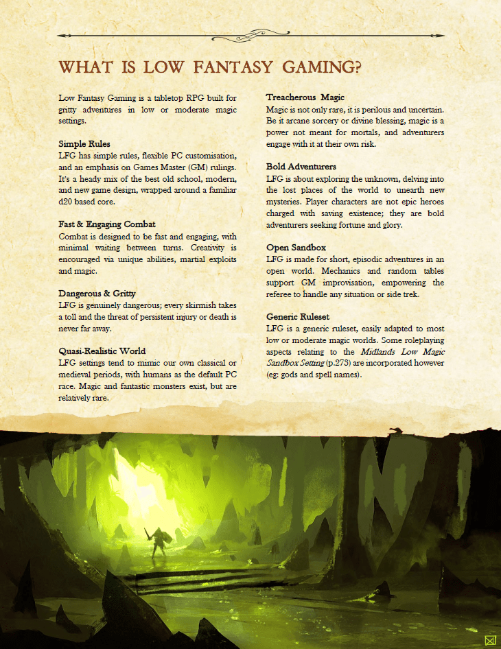 What is Low Fantasy Gaming? – Pickpocket Press