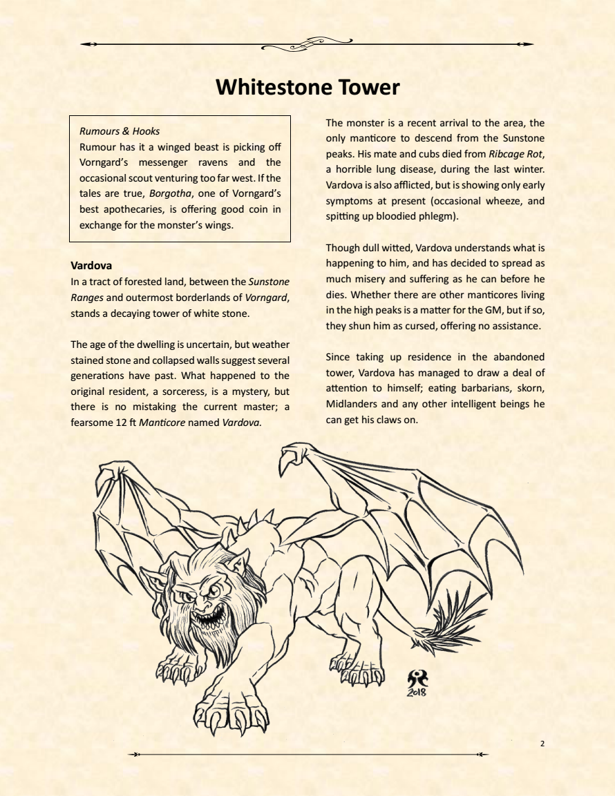 Whitestone Tower – Pickpocket Press