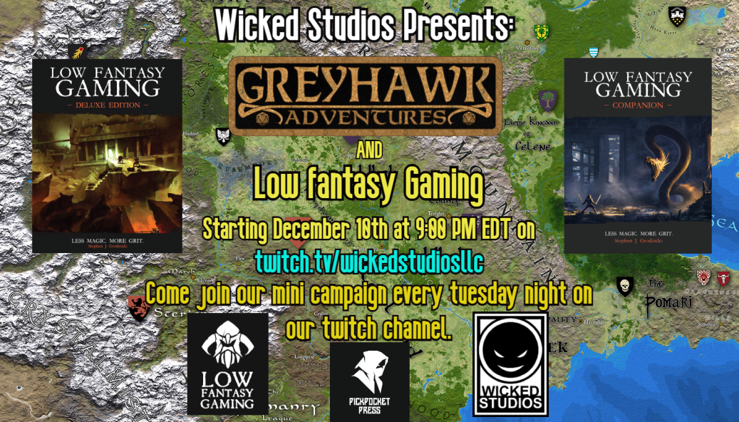 Wicked Studios’ Greyhawk Adventures – Pickpocket Press