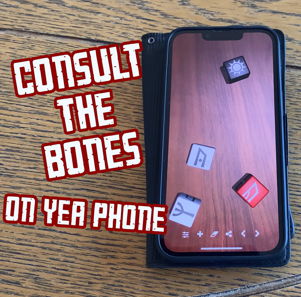 Consult the Bones – on yea phone – Pickpocket Press